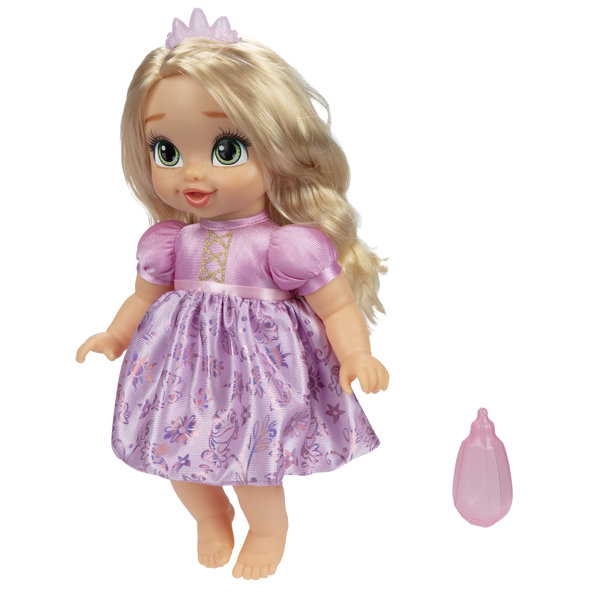 Disney Princess Rapunzel Baby Doll with Baby Bottle & Tiara