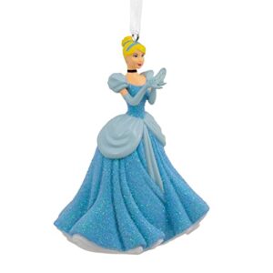 hallmark disney cinderella holding glass slipper christmas ornament