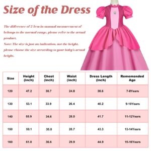 PENDELY Princess Costume,Princess Dress Halloween Party Cosplay,Princess Outfit with Accessories