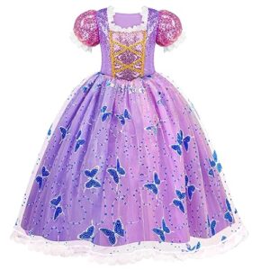 Meland Princess Dresses for Girls - Light Up Princess Costume for Little Girls, Halloween Costumes for Girls Toddler Age 3-8