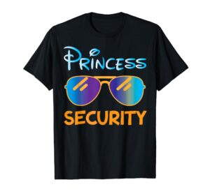 princess security funny birthday halloween party design t-shirt