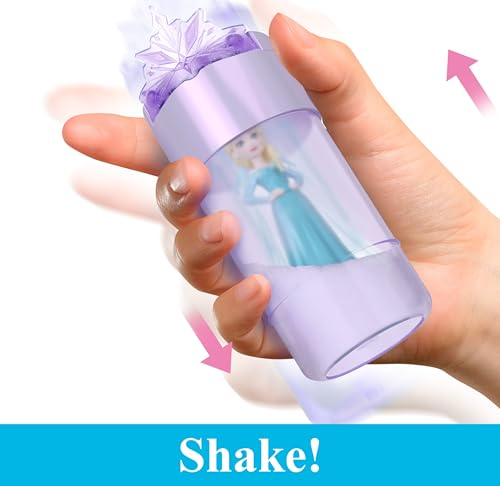 Mattel Disney Frozen Small Doll Snow Color Reveal with 6 Surprises Including 1 Character Figure & 4 Accessories (Dolls May Vary)