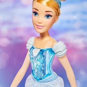 Disney Princess Royal Shimmer Cinderella Doll, Fashion Doll with Skirt and Accessories, Toy for Kids Ages 3 and Up