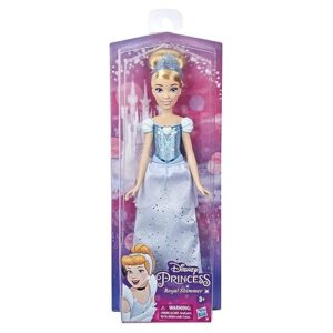 Disney Princess Royal Shimmer Cinderella Doll, Fashion Doll with Skirt and Accessories, Toy for Kids Ages 3 and Up