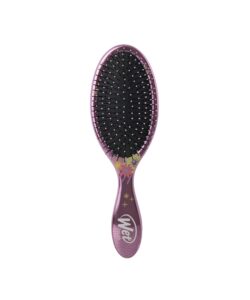 wet brush disney original detangler brush princess wholehearted - tiana, light purple - all hair types - ultra-soft intelliflex bristles glide through tangles with ease