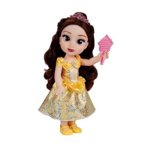 disney princess my friend belle doll 14 inch tall includes removable outfit, tiara, shoes & brush