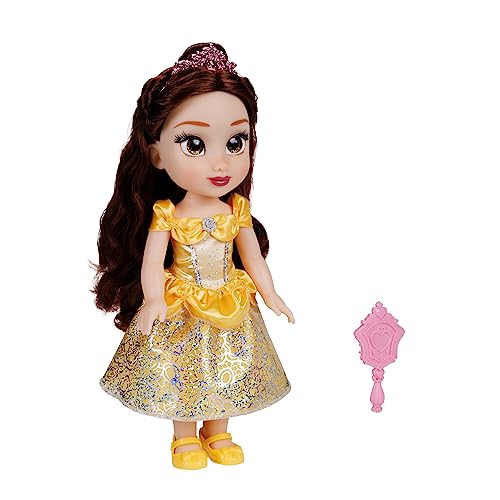 Disney Princess My Friend Belle Doll 14 inch Tall includes Removable Outfit, Tiara, Shoes & Brush