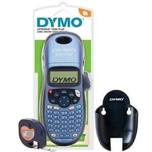 dymo letratag lt-100h plus label maker abc keyboard, blue