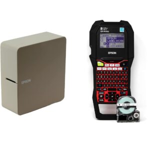 LABELWORKS Epson His & Her Label Printer for The Holiday Bundle – LW-C610PX Label Maker and LW-PX700 Industrial Label Maker