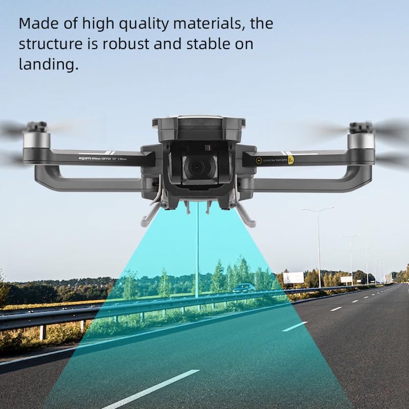 Landing Gear for Huoshi Holy Stone HS720G, Foldable Height Extender Protector Guard, Drone Height Extended Leg Stand Gimbal Protector