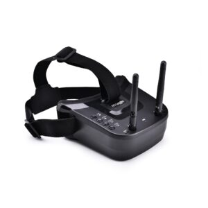 5.8g fpv goggles with antennas: 3 inch screen 5.8g 40ch build in battery video headset for analog fpv camera and transmitter fpv drone rc car airplane rc hobbies by speedybee