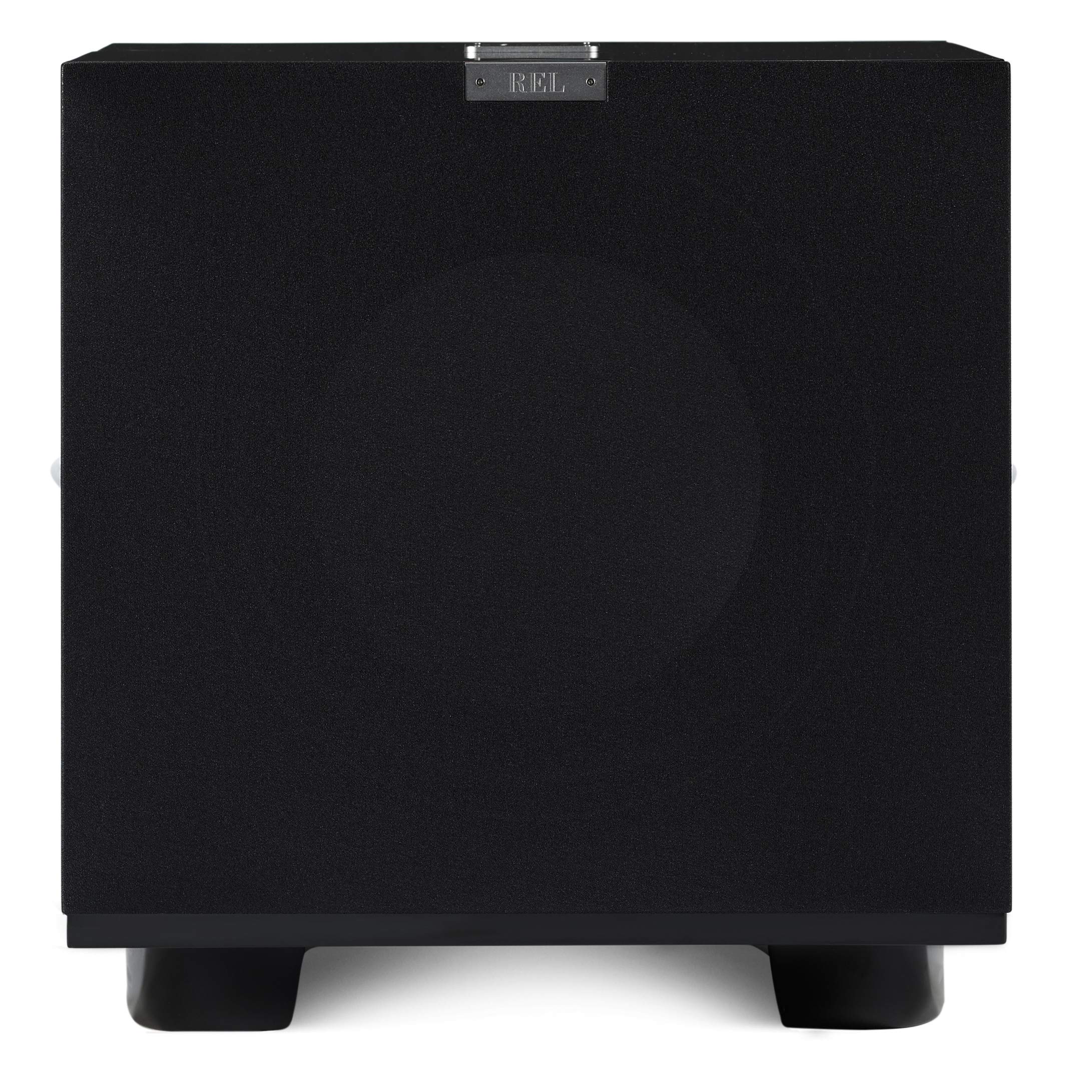 REL Acoustics S/812 Subwoofer, AirShip Wireless Compatible, Black Lacquer