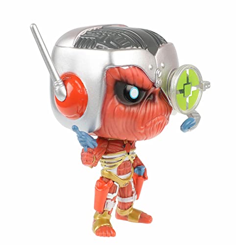 POP Iron [Maiden] Eddie - Somewhere in Time Funko Vinyl Figure (Bundled with Compatible Box Protector Case), Multicolored, 3.75 inches