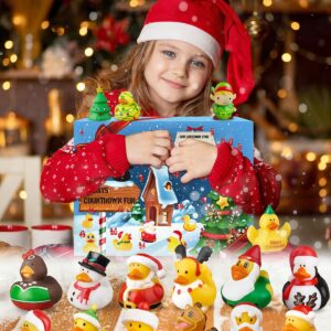 Rubber Duck Advent Calendar 2023, Christmas Ducks Bath Toys Advent Calendar for Kids, Rubber Duckie for Jeep Ducking, Advent Calendars, Toddler, Baby, Girls, Boys, Adult, Kids Advent Calendar 2023