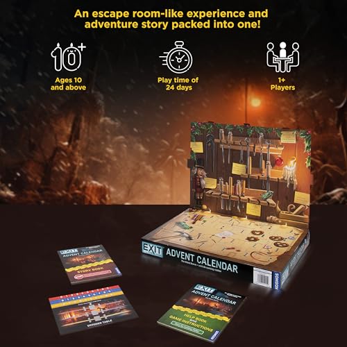 EXIT: The Game - Advent Calendar - The Silent Storm Family Game Cooperative Game Puzzle a Day Escape Room