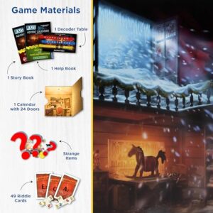 EXIT: The Game - Advent Calendar - The Silent Storm Family Game Cooperative Game Puzzle a Day Escape Room