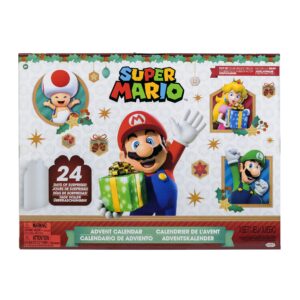 super mario advent calendar limited christmas edition! - never before seen santa mario, snowman mario & luigi [amazon exclusive]