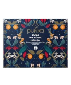 pukka tea gift, organic tea advent calendar 2023, 24 tea bags