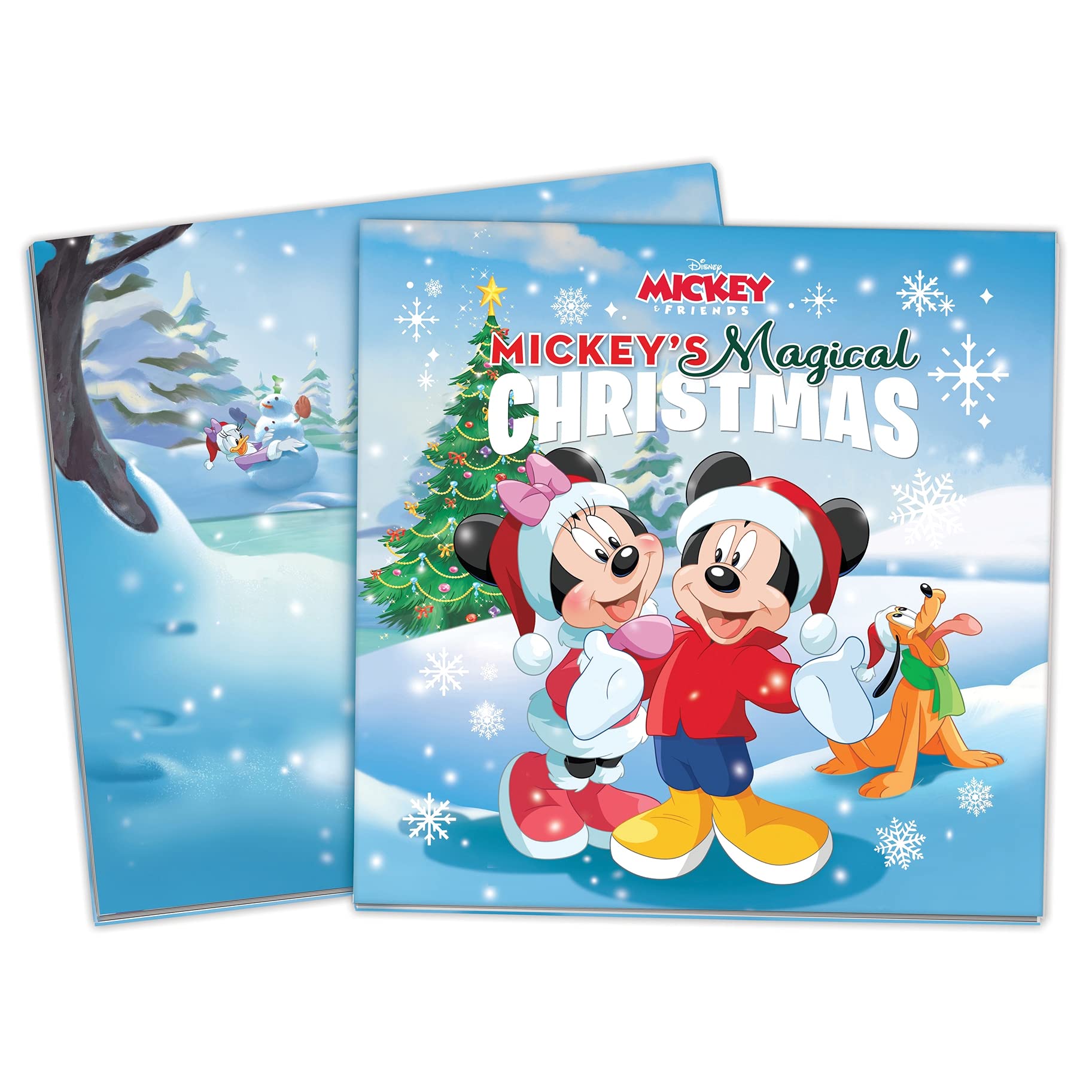 Disney Mickey & Friends Advent Calendar Box Set - with Storybook, Daily Family Activities, and 3D Christmas Tree