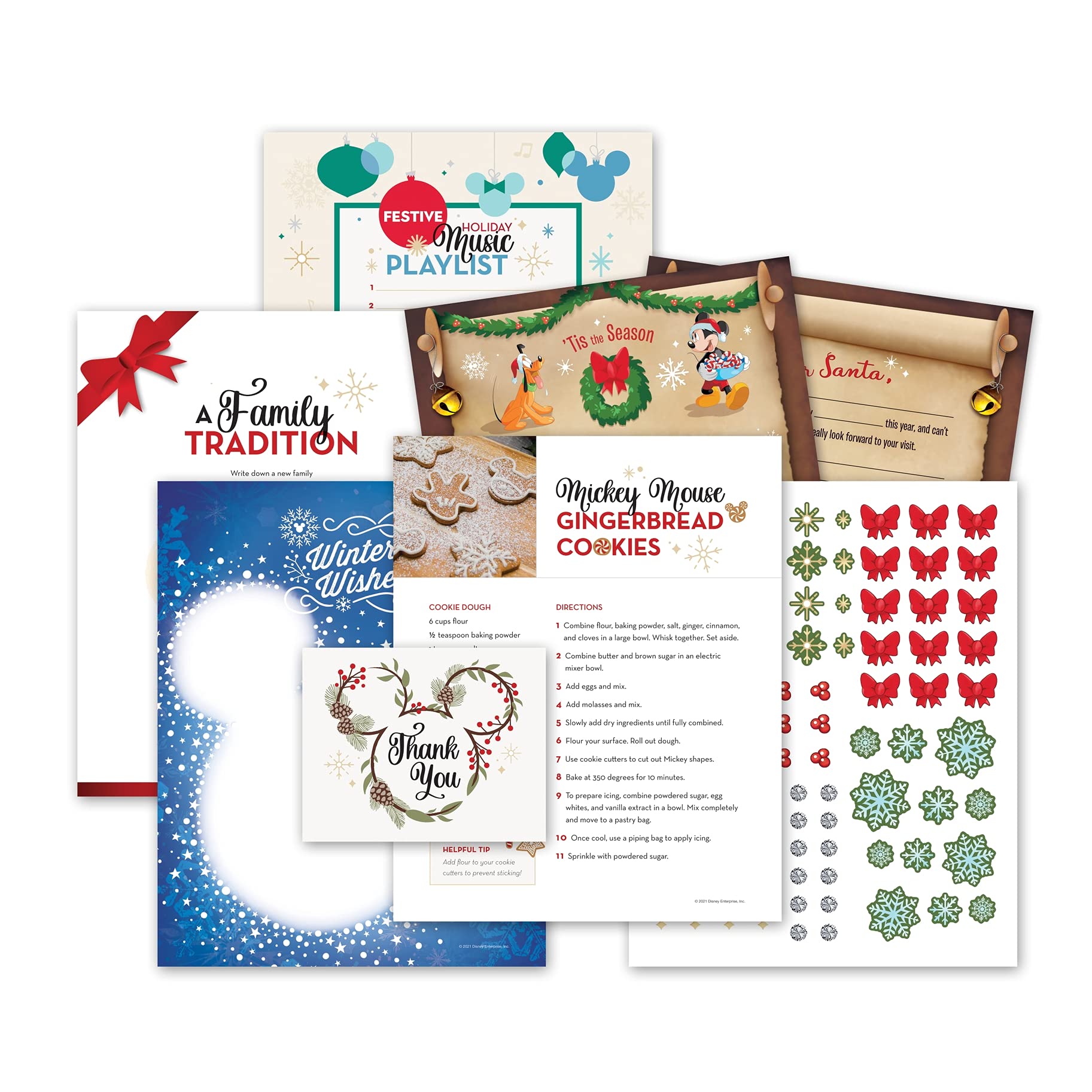 Disney Mickey & Friends Advent Calendar Box Set - with Storybook, Daily Family Activities, and 3D Christmas Tree