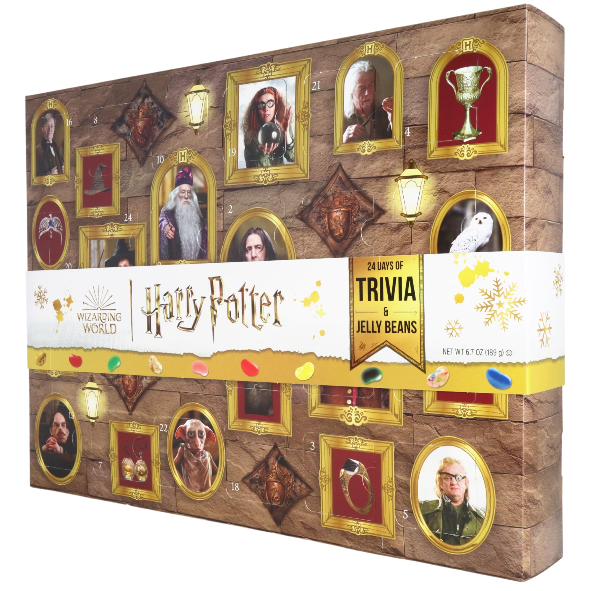 Harry Potter™ Trivia Advent Calendar with 6.7 oz of Jelly Beans