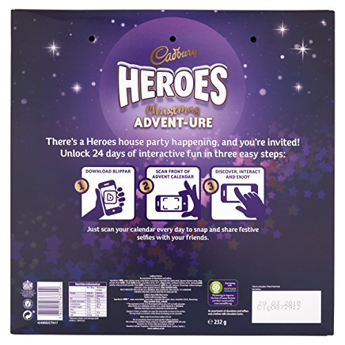 Cadbury Dairy Milk Heroes Advent Calendar 231g