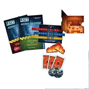 EXIT: Advent Calendar - The Mystery of The Ice Cave | EXIT: The Game - A Kosmos Game | Family-Friendly, Card-Based at-Home Escape Room Experience in a Calendar| 24 Riddles Over 24 Days | Ages 10+