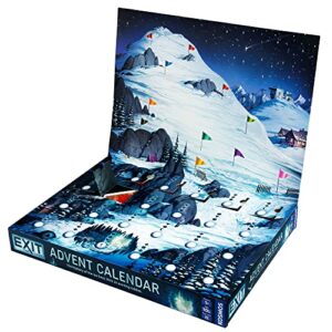 EXIT: Advent Calendar - The Mystery of The Ice Cave | EXIT: The Game - A Kosmos Game | Family-Friendly, Card-Based at-Home Escape Room Experience in a Calendar| 24 Riddles Over 24 Days | Ages 10+