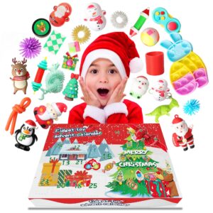 fidget advent calendar 2023 for boys and girls - the ultimate christmas countdown gift for kids 3 years and up, packed with over 24 exciting surprise accessories, parent-approved