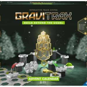 Ravensburger GraviTrax Advent Calendar 2022 - Interactive Marble Run Construction Toy | STEM Learning | Gravity Race Course | Magnetic Obstacle Tracks | Suitable for Ages 8 and Up