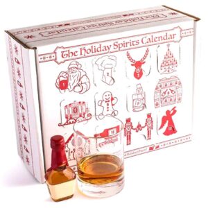 advent calendar for alcohol & adults | gift booze & wine for christmas 2023 | great white elephant & holiday party hostess present idea | alcohol not included