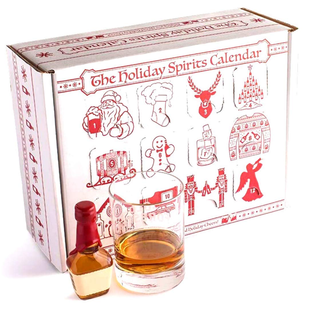 Advent Calendar for Alcohol & Adults | Gift Booze & Wine for Christmas 2023 | Great White Elephant & Holiday Party Hostess Present Idea | Alcohol Not Included