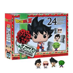 funko advent calendar: dragon ball z - goku - 24 days of surprise - collectible vinyl mini figures - mystery box - gift idea - holiday xmas for girls, boys & kids - christmas countdown