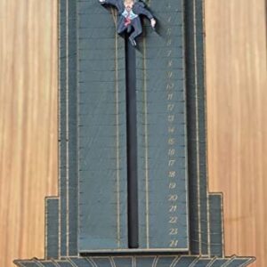 Deadly Wooden Advent Calendar for Christmas Countdown, Hans Gruber Dropped Nakatomi Plaza (Large)