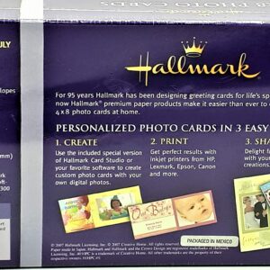 Nova Development US Hallmark Premium Blank 4x8 Photo Cards