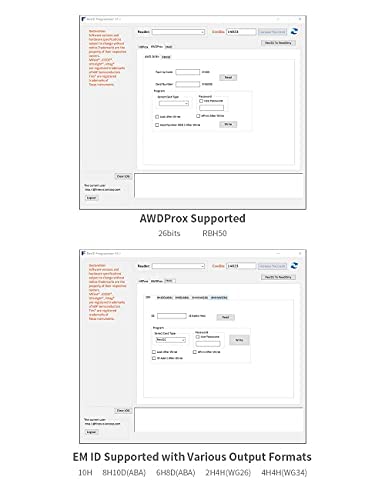 RexID Decoder RFID Reader Writer Proximity Encoder Platform 125kHz Card Copier Key Duplicator Machine Smart Programmer Kit ，5pcs Blank Clamshell Cards + 5pcs Blank ISO Cards + 5pcs Blank Disc Tag