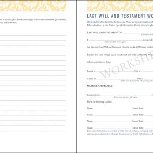 My Family Estate Legal Document Kit (includes Last Will and Testament, Health Care Proxy, and Legal Power of Attorney)