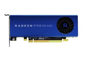 amd radeon pro wx 3100 graphic card - 1.22 ghz core - 4 gb gddr5 - half-length - single slot space required