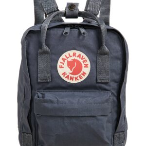 Fjallraven Women's Kanken Mini Backpack, Graphite, Blue, One Size