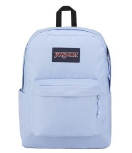 jansport superbreak backpack - durable, lightweight premium backpack - hydrangea