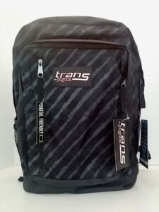 jansport trans megahertz ii backpack - grey with stripes