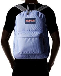 JanSport SuperBreak Backpack - Lightweight Pack, Bleached Denim