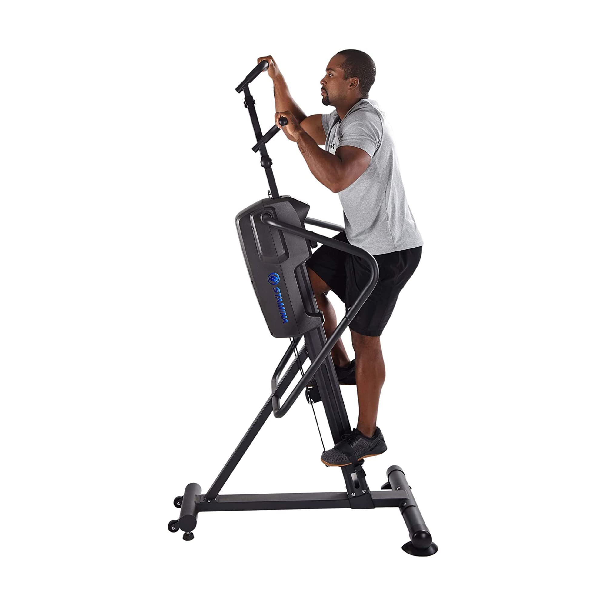 Stamina Cardio Climber - Fitness Cardio with Smart Workout App - Cardio Climber Stepping Machine for Home Workout - Up to 300 lbs Weight Capacity