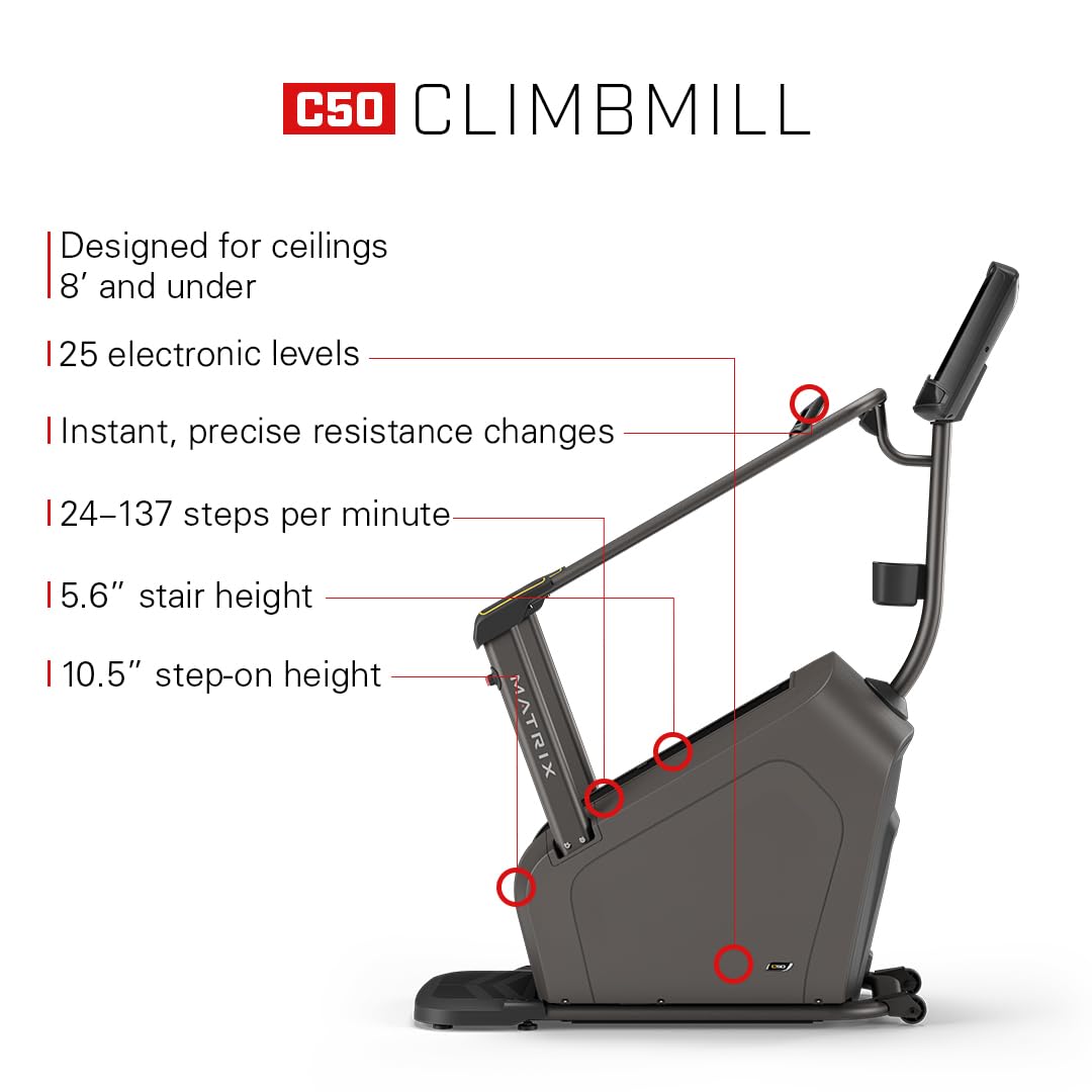 Matrix Fitness C50 Climbmill with XUR Console