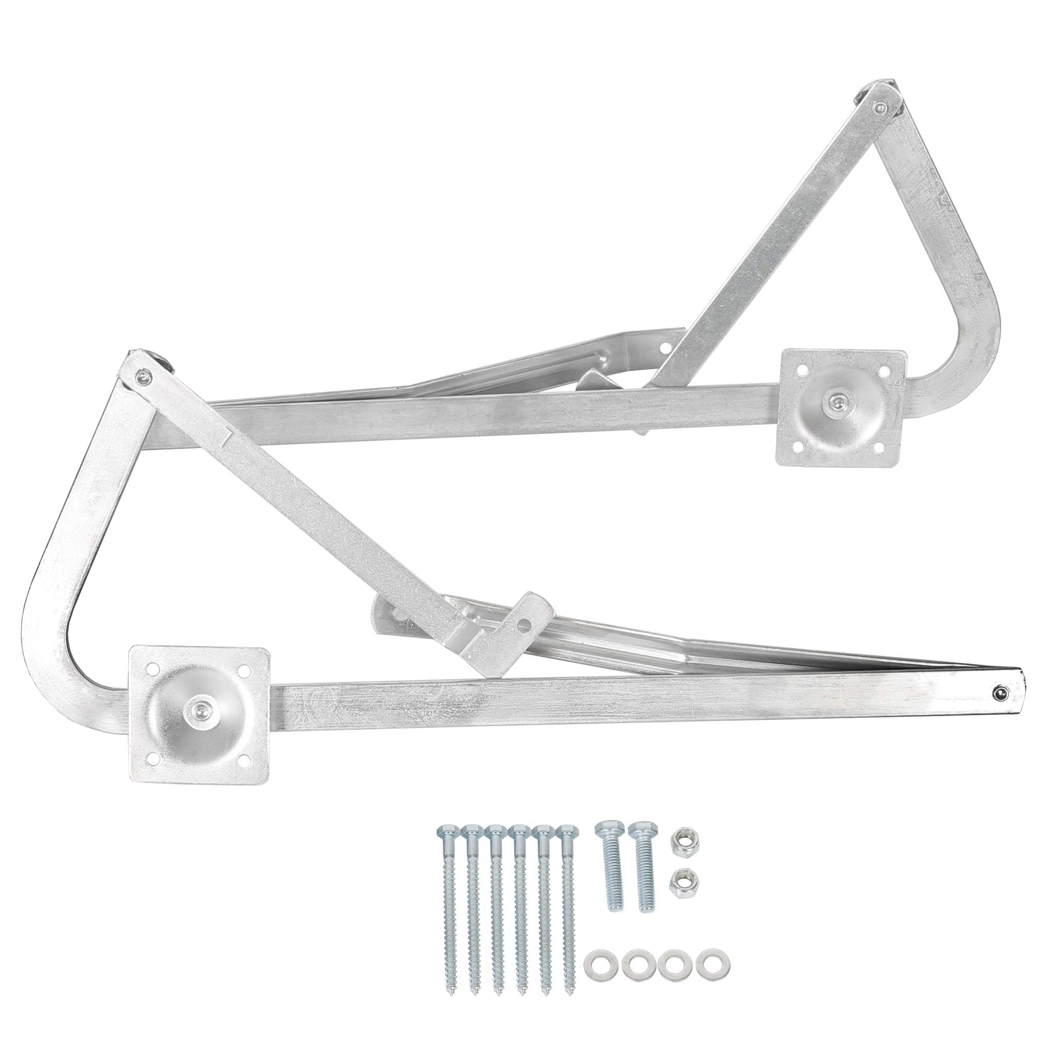 KUAFU 55-2 Attic Ladder Spreader Hinge Arms Compatible with Werner MFG After 2010 - (Pair)