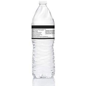 Amazon Brand - Happy Belly Purified Water, Plastic Bottles, 16.91 fl oz (Pack of 24)