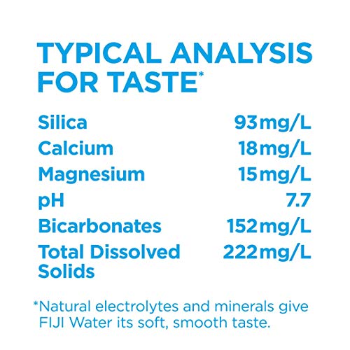 FIJI Natural Artesian Bottled Water 1 Liter / 33.8 Fl Ounce (Pack of 12)