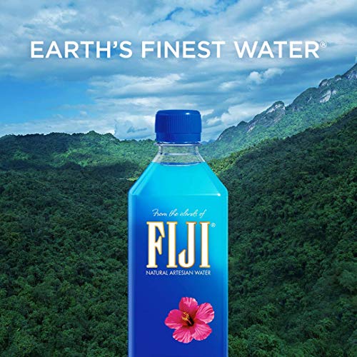 FIJI Natural Artesian Bottled Water 1 Liter / 33.8 Fl Ounce (Pack of 12)