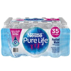 Pure Life Purified Water, 16.9 Oz Bottle, 35 Bottles/Carton, 54 Ct/Pallet…