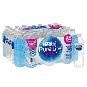 Pure Life Purified Water, 16.9 Oz Bottle, 35 Bottles/Carton, 54 Ct/Pallet…